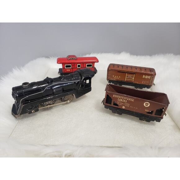 Marx | Toys | Untested No Key Vintage Marx Mechanical Tin Train Set Toy ...